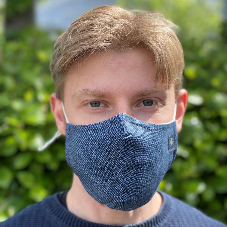 Denim - Adults - Reusable Barrier Mask – JESSICA GRAAF
